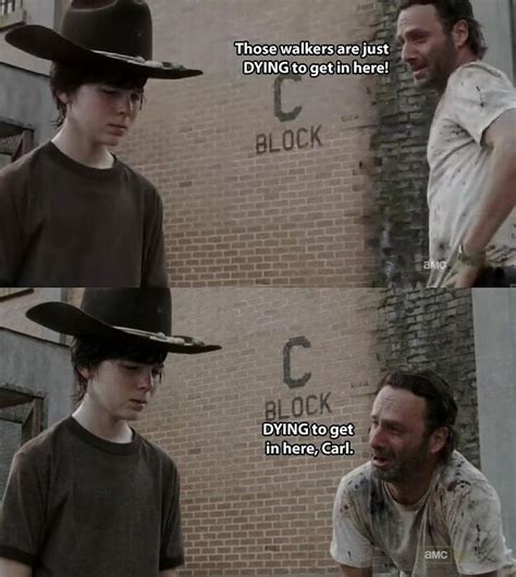 35 Of The Best Walking Dead Carl Meme Coral Dad Jokes