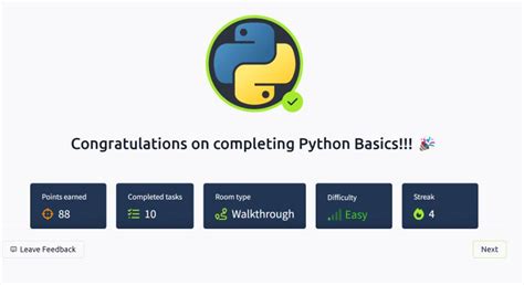 Tryhackme Cybersecurity Python Learning Varda Joshi