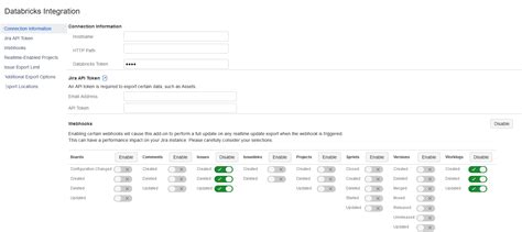 Jira Add On Configuration