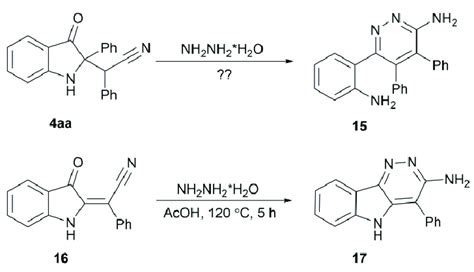 Scheme 3 The Speculative Approach To Aminopyridazine 15 Download