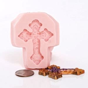 Victorian Cross Silicone Mold For Fondant Gum Paste Chocolate
