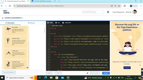 Boya Ramesh On Linkedin Webdevelopment Html Css Javascript Yoga