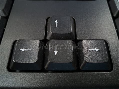 Keyboard Arrow Button On Computer Keyboard It Use For Move Cursor Stock Photo Image Of Closeup