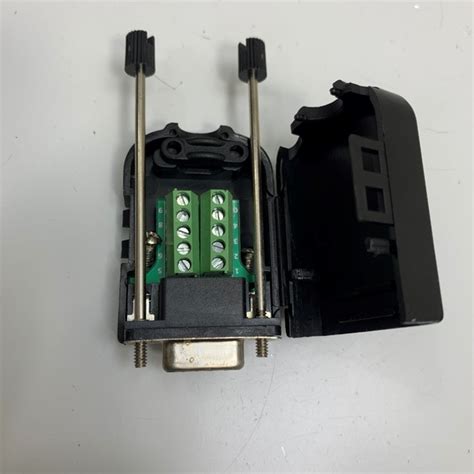 Connector Db9 Female 9 Pin Port Screw Terminal To Rs232 Rs485 Serial Connector Board With Block Case