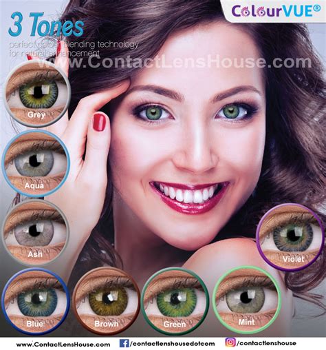 Colourvue 3 Tone Colour Lenses Contactlenshouse