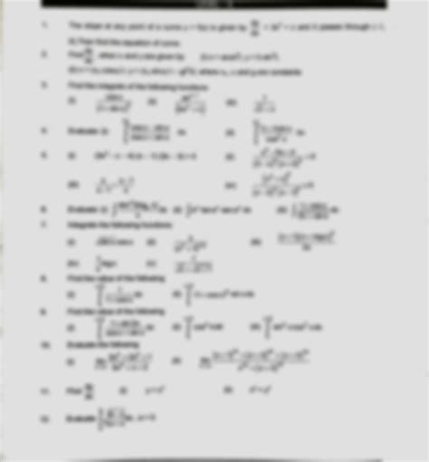 SOLUTION Basic Calculus Practice Questions Studypool