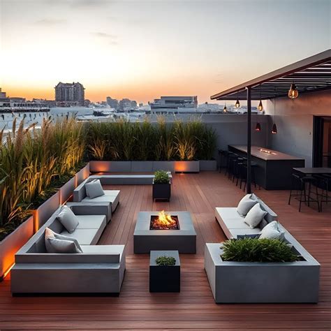 Diseños De Terrazas En Azotea Que Enamoran Rooftop Lounge Ideas Roof
