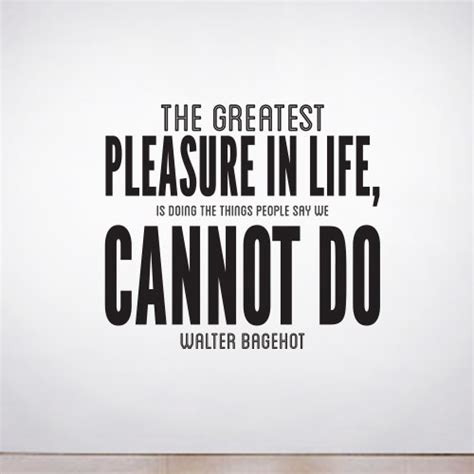 Peel And Stick Wall Quote Greatest Pleasure Wall Decal Quotes About
