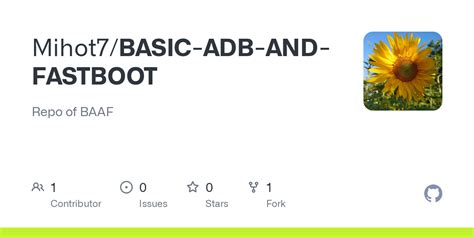 github mihot7 basic adb and fastboot repo of baaf