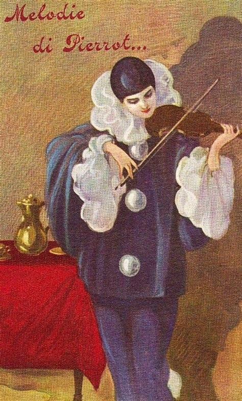 Pin De Fefa Brito En Pierrot Ilustraciones Vintage Payasos Diseño