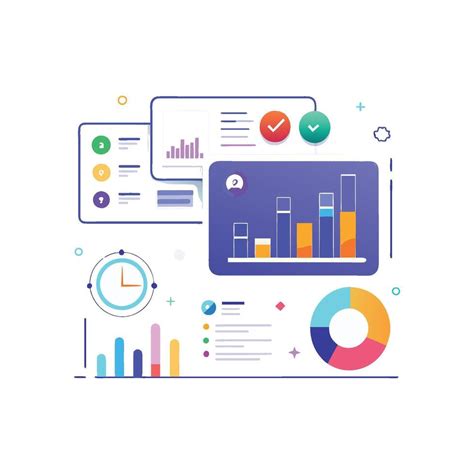 White Canvas Ui For Data Comparison And Insights 51782730 Vector Art At