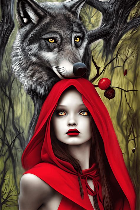 Little Red Riding Hood Reimagined · Creative Fabrica