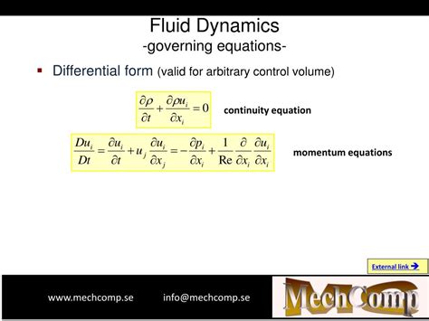 PPT - A short introduction to Fluid Dynamics , Heat Transfer and CFD ...