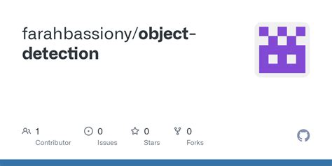 GitHub Farahbassiony Object Detection