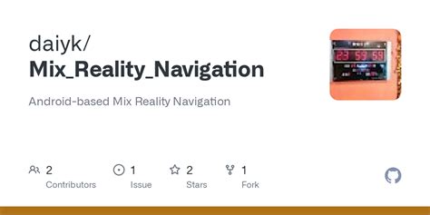 github daiyk mix reality navigation android based mix reality navigation