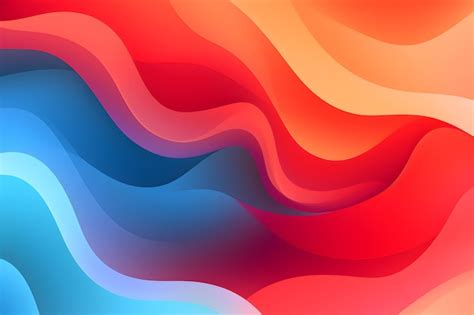 Premium Ai Image Abstract Background With Dynamic Shapes And Gradients