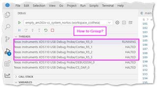 CCSTUDIO How To Group Cores In CCS Theia Code Composer Studio Forum Code Composer Studio