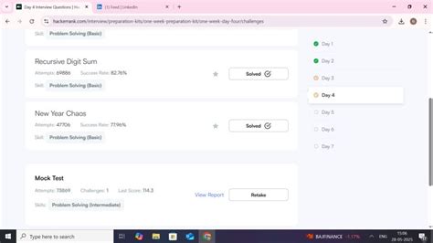 Just Crushed Day 4 Of The Hacker Rank Interview Preparation Kit