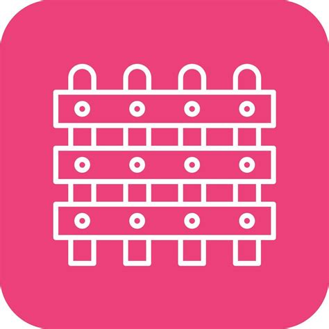 Fence Line Round Corner Background Icons 14810666 Vector Art At Vecteezy