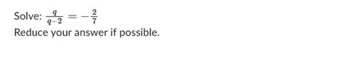 Solved Solve Q2q 72 Reduce Your Answer If Possible Chegg Com