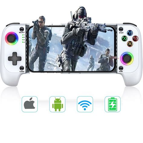 Mobile Gaming Controller For Iphoneandroid Hall Effect Joysticks