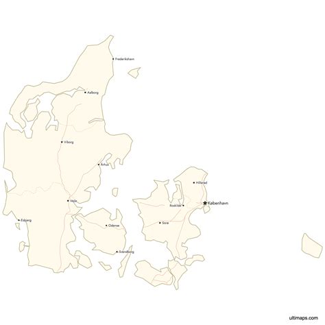 Map Of Denmark Regions Explore Download And Create Your Own — Ultimaps