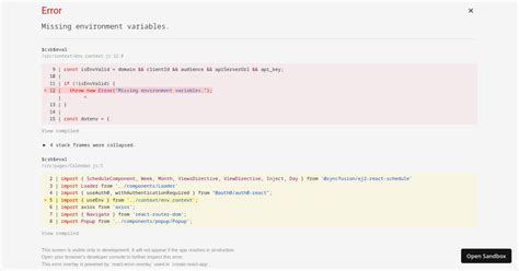 React Event Calendar Examples Codesandbox