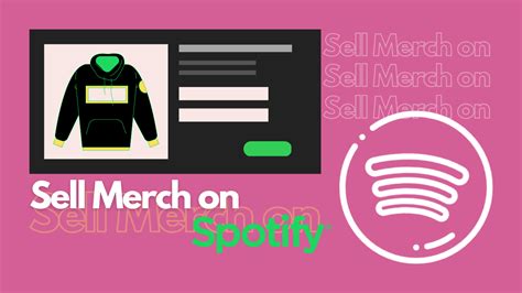 Start To Sell Merch On Spotify Build My Plays