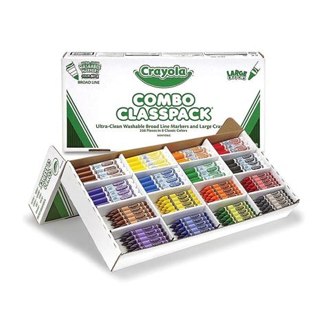 Crayola Combo Crayon And Marker Classpack