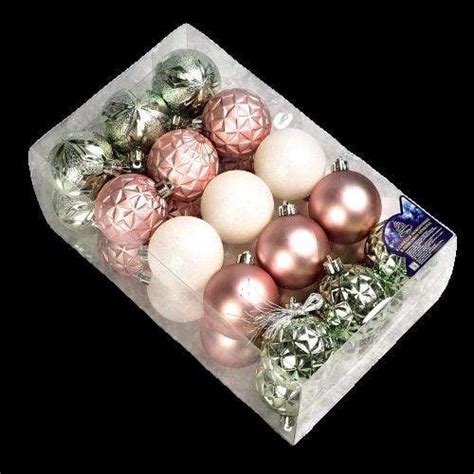 Ялинкові новорічні кульки МАГІЧНА НОВОРІЧНА 9617 пластикові 6см у наборі 30шт 1360297 — купити