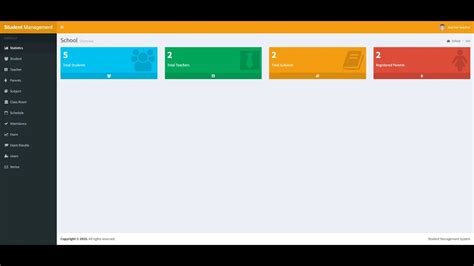 School Management System Php Mysql V1 Projectworlds