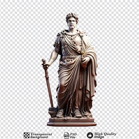Premium Psd The Statue Of The Roman God Of The Roman Empire Statue