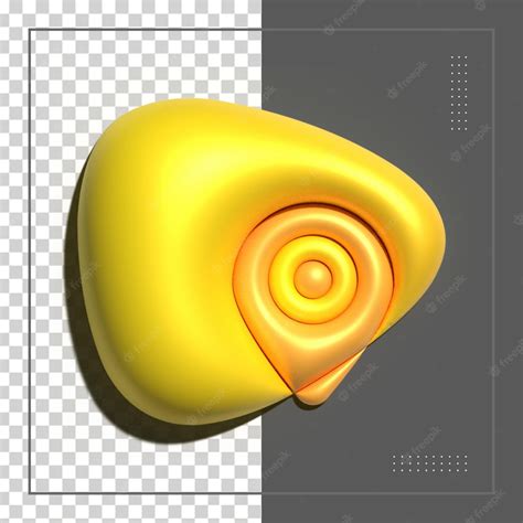 Premium Psd 3d Rendering Golden Realistic 3d Map Pin Gps Pointer Markers Pointer Location Icon
