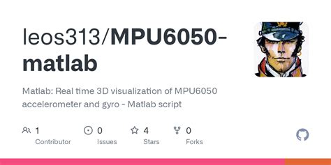 Github Leos313mpu6050 Matlab Matlab Real Time 3d Visualization Of