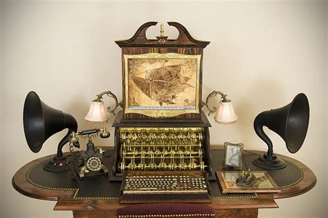 Victorian Retro Steampunk Computer By Datamancer