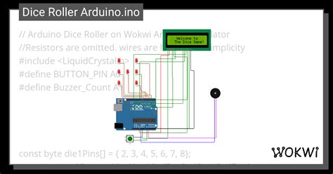 Dice Roller Ass2 Wokwi ESP32 STM32 Arduino Simulator