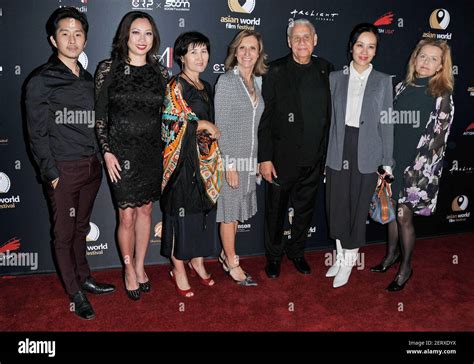 L R Justin Chon Kimberly Cheng Dalmari Tilepbergen Silvia Bizio