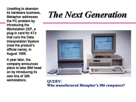 Metaphor Computer Systems — Slide Show Metaphor Computer Systems — Slide Show
