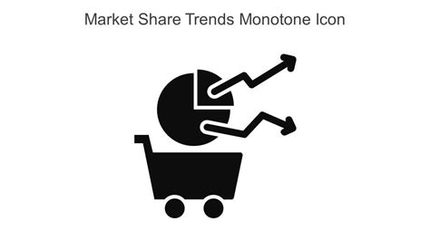 Market Share Trends Monotone Icon In Powerpoint Pptx Png And Editable