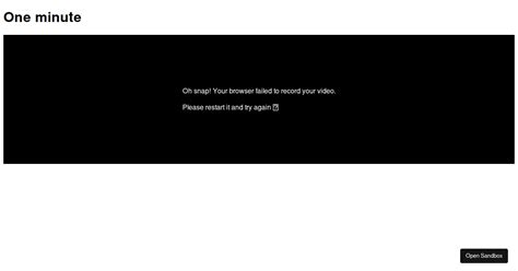 React Video Recorder Examples Codesandbox