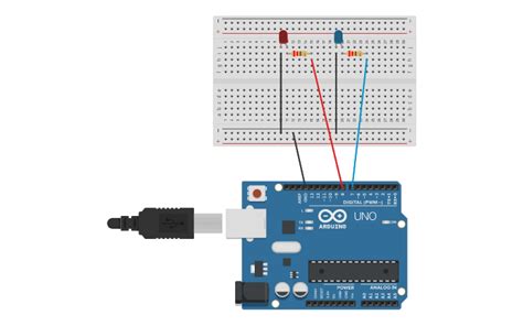 Circuit Design 3 3高三嚴26 Led Blink In Turn Tinkercad