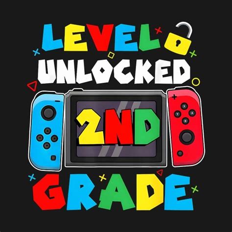 Level Unlocked 2nd Grade By Arteesdigital School Stickers Labels 2nd Grade Up Theme