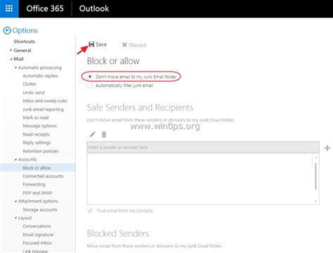 How To Disable Junk Email Filter In Outlook Mail