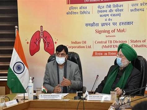 indianoil health ministry join hands to intensify tuberculosis