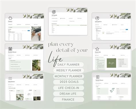 Ultimate Notion Template Notion Life Planner All In One Notion