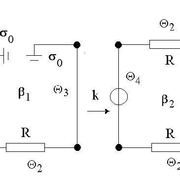 An Example Of Electrical Network Download Scientific Diagram