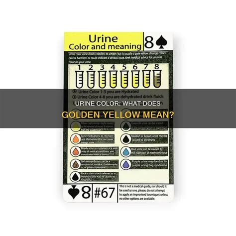 Urine Color What Does Golden Yellow Mean Medshun