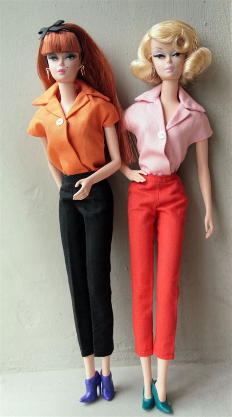 Silkstone Barbies In Stylish Outfits
