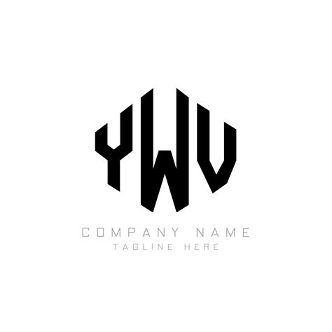 Ywv Letter Logo Design With Polygon Shape Ywv Polygon And Cube Shape