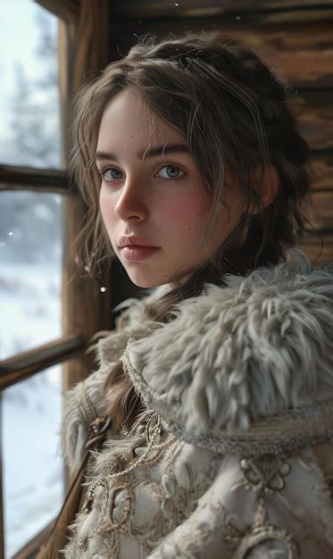 Premium Photo Russian Beautiful Young Girl Portrait Of A Young Woman Natural Beauty Of A